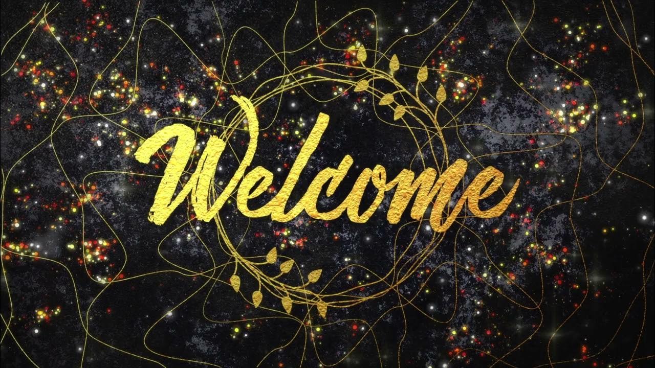 Welcome loop background #loop #welcome - YouTube