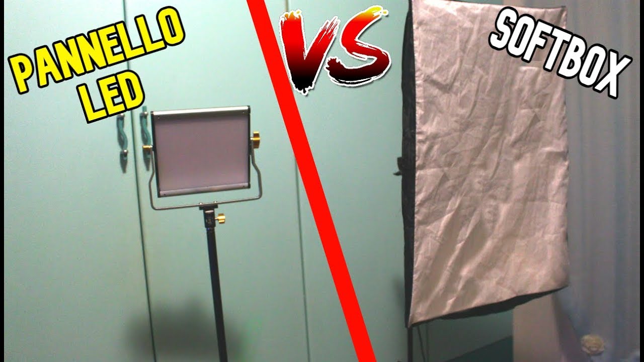 Confronto SOFTBOX vs PANNELLO LED. Qual è il migliore? - YouTube