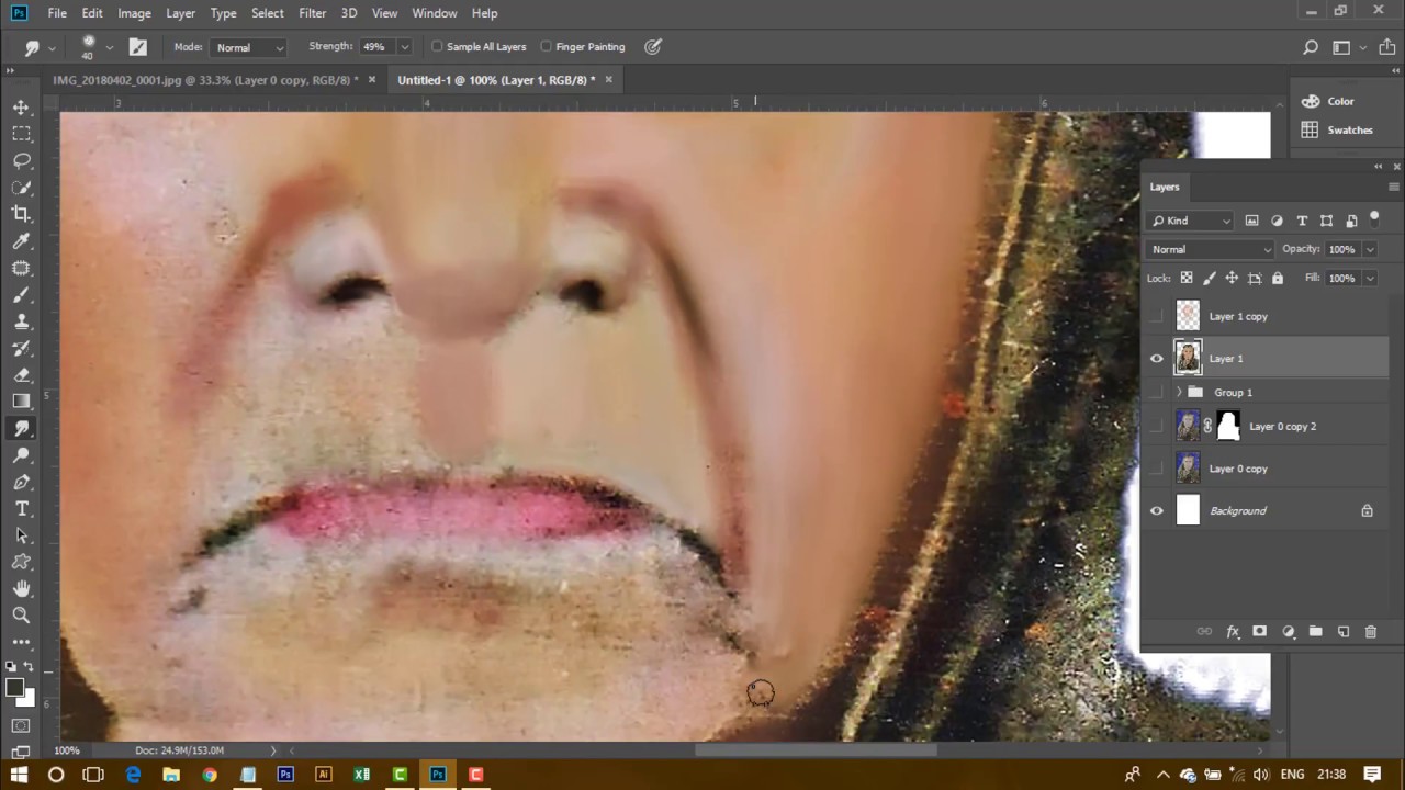 Old Photo Restoration Adobe Photoshop | photoshop black and white to ...