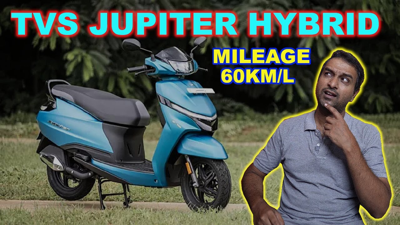 Mild Hybrid TVS JUPITER 110CC - 10% More Mileage with Futuristic look ...