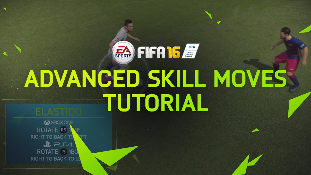 Fifa 16 Tutorial Advanced Skill Moves Spin Flick Elastico Elastico Chop Youtube