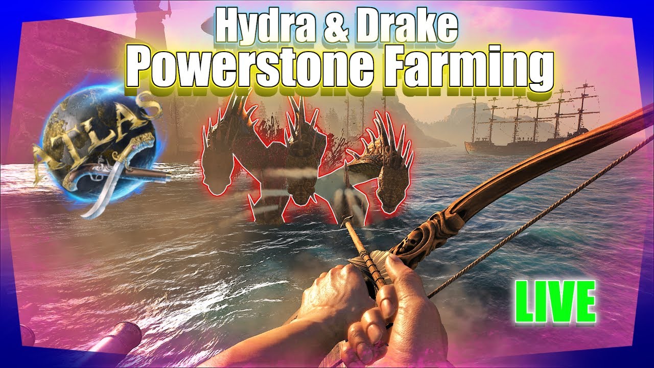 Atlas | Hydra & Drake Powerstone Farming | Official PvE - YouTube
