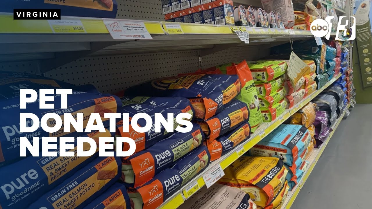 Pet donations IN DEMAND this hurricane season - YouTube
