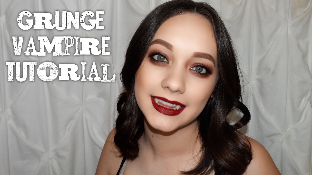 GRUNGE VAMPIRE TUTORIAL | Lena Conrad - YouTube