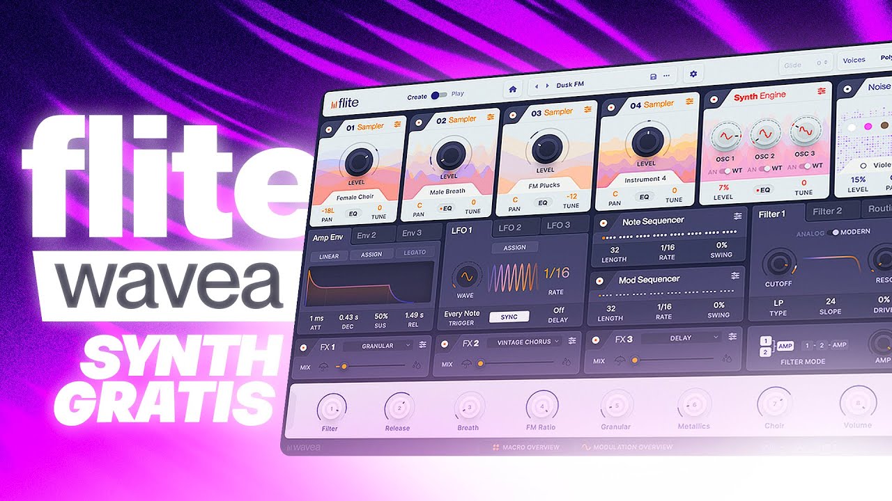 CALIDAD ASEGURADA, +200 Presets ¡TODO GRATIS! 🔥🎹 Synth Flite de WAVEA - YouTube