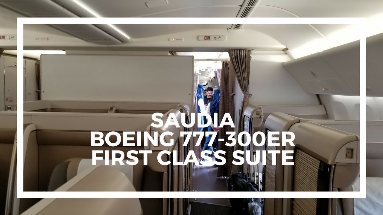 Saudi Airlines 777 First Class