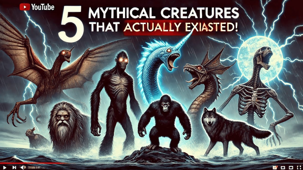 5 Mythical Creatures That Actually Existed! - YouTube