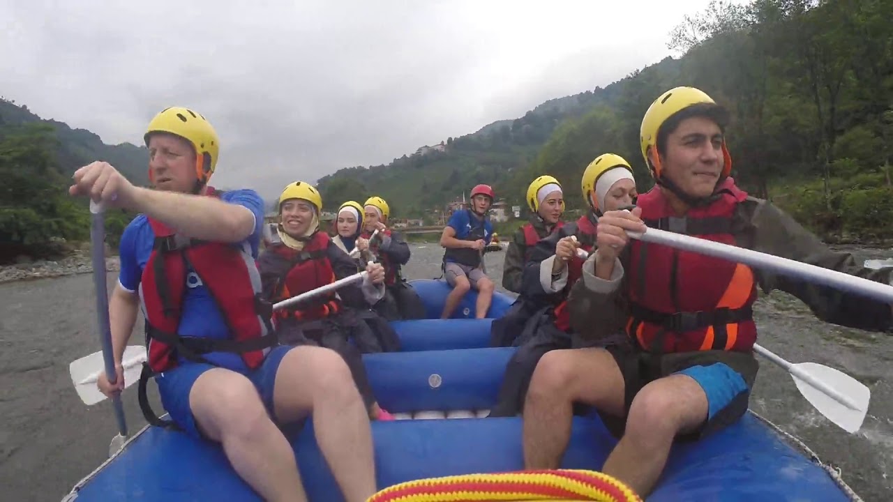 Rafting in Trabzon رافتينغ في طرابزون الفيديو الاول - YouTube