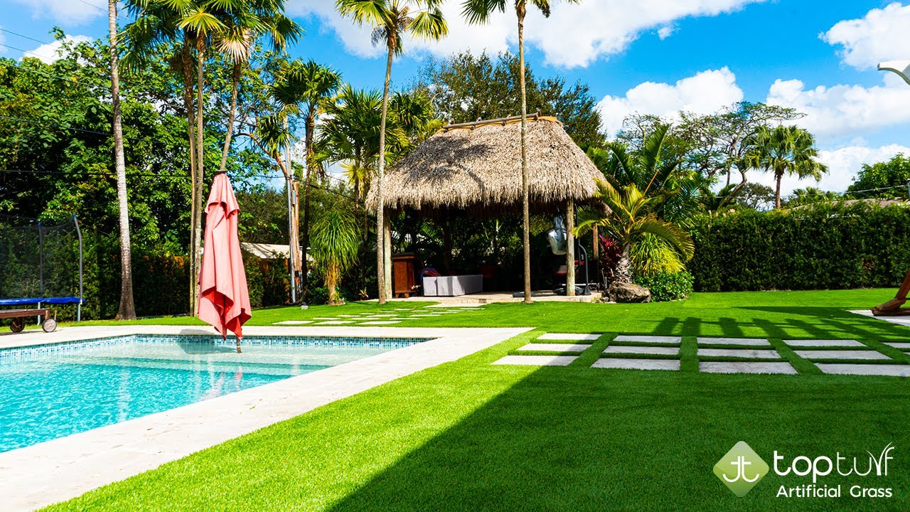 Beautiful installation with buffalo pro - Top Turf Miami - YouTube