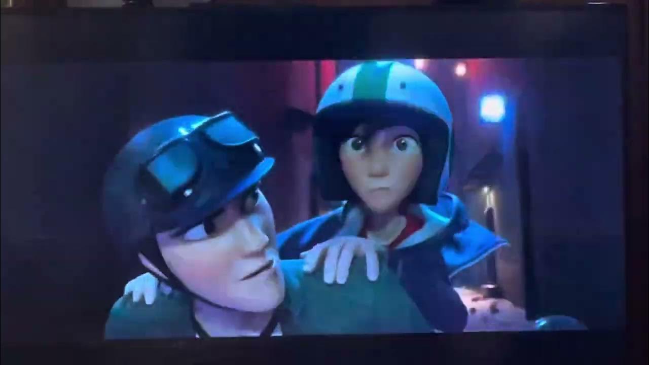 Big Hero 6 - Hiro gets arrested from bot fighting - YouTube