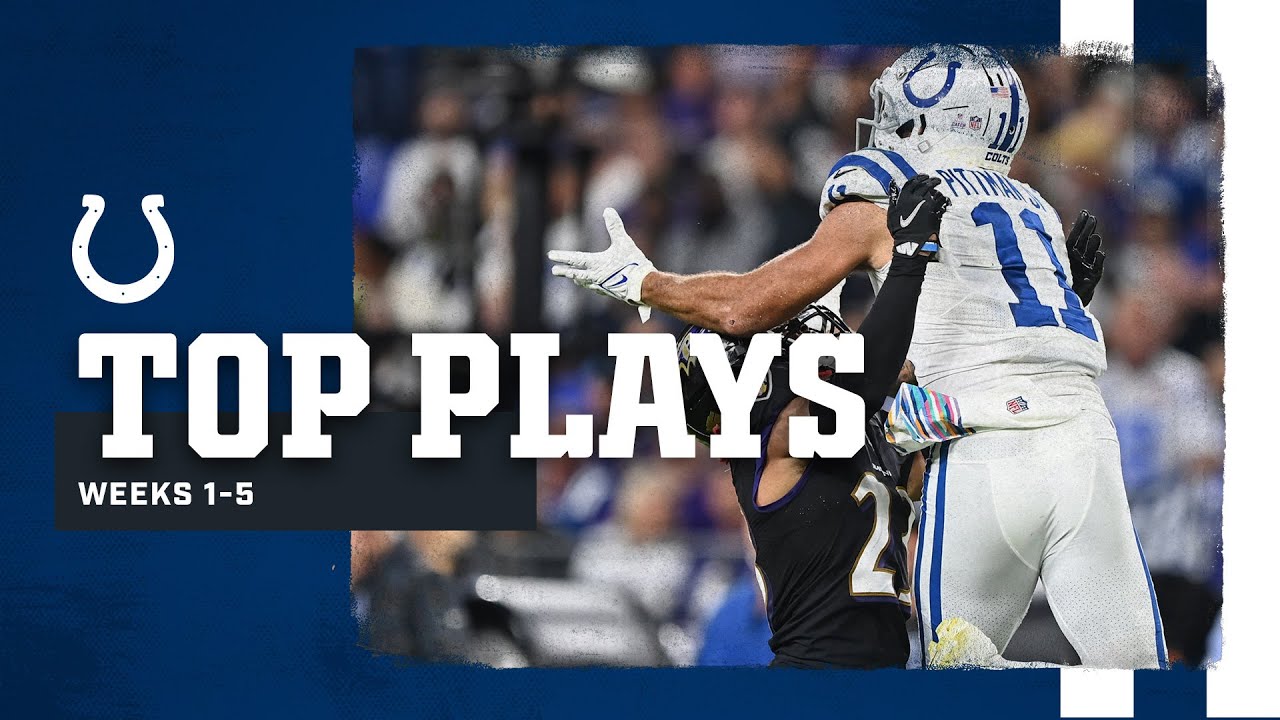 Top Plays Through the First 5 Weeks of 2021 | Colts Highlights - YouTube