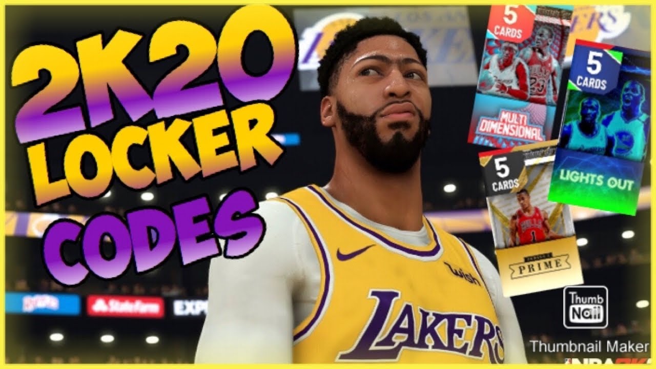 NBA 2K20 My Team Locker Codes - YouTube