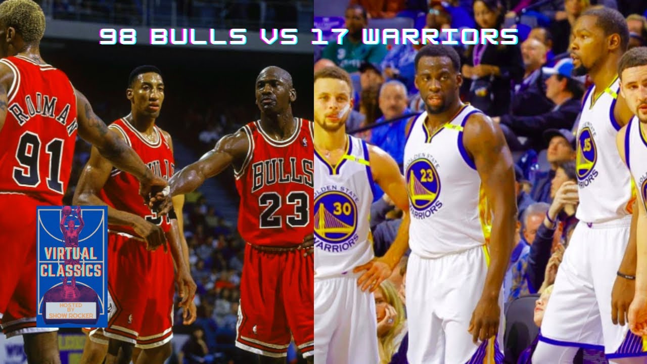98 BULLS VS 17 WARRIORS | NBA 2K Play Now Online | Virtual Classics ...