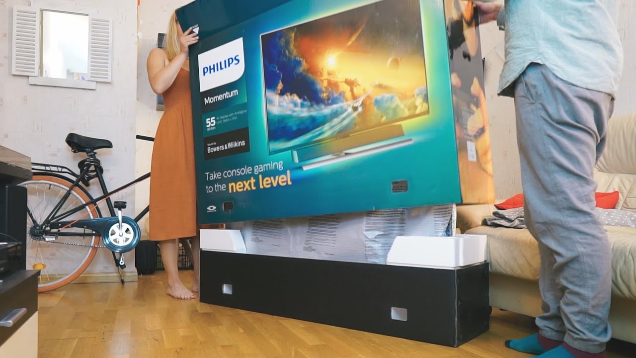 REVIEW Philips 55 Inch Display for Gaming Console - YouTube