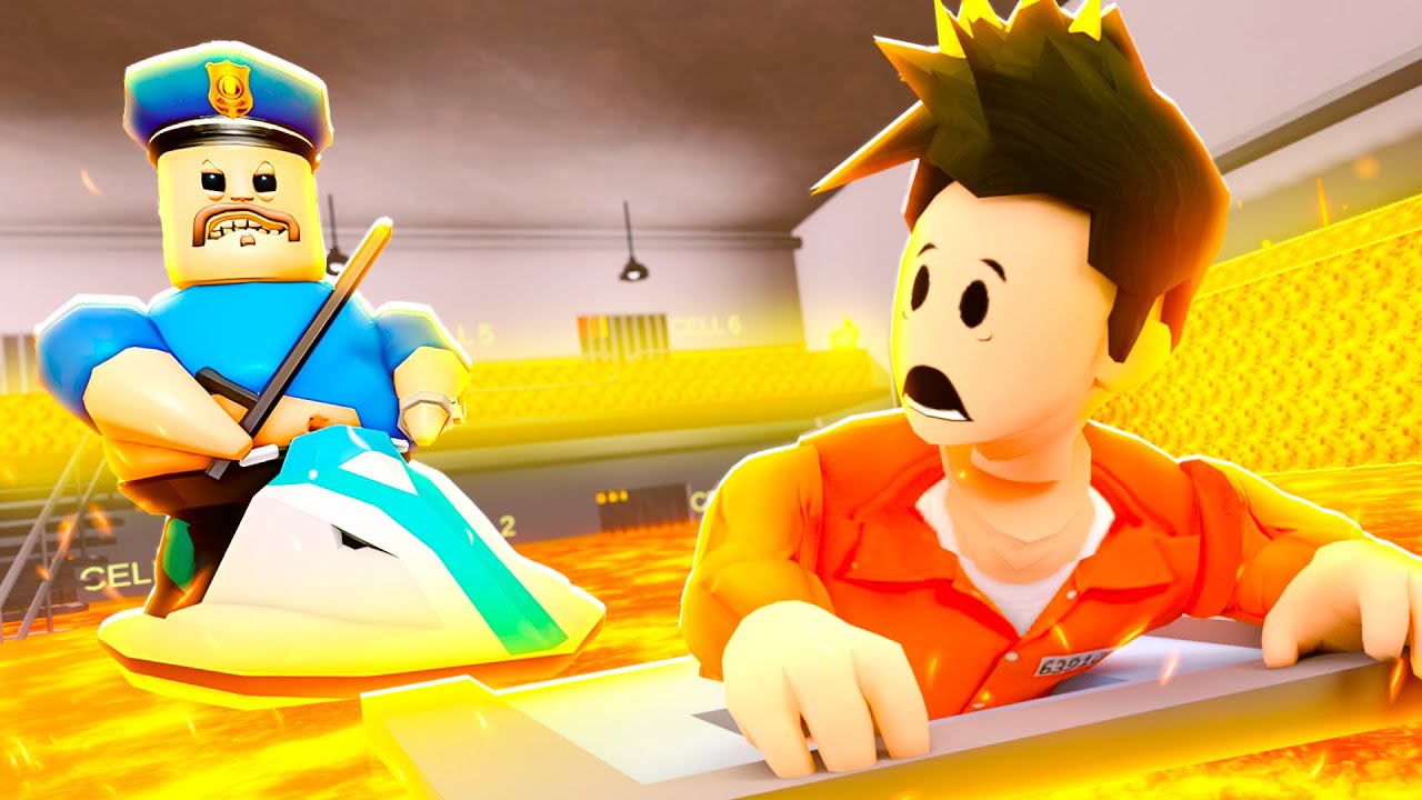 ESCAPE BARRY’S LAVA PRISON RUN in ROBLOX! - YouTube