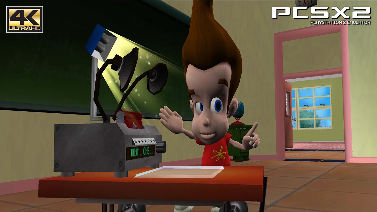 The Adventures of Jimmy Neutron: Boy Genius: Jet Fusion - PS2 Gameplay ...