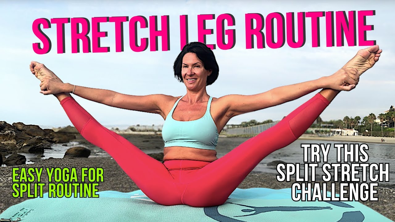 Middle Split Routine for Stiff Hips | Daily Yoga Stretch Challenge! 4k ...
