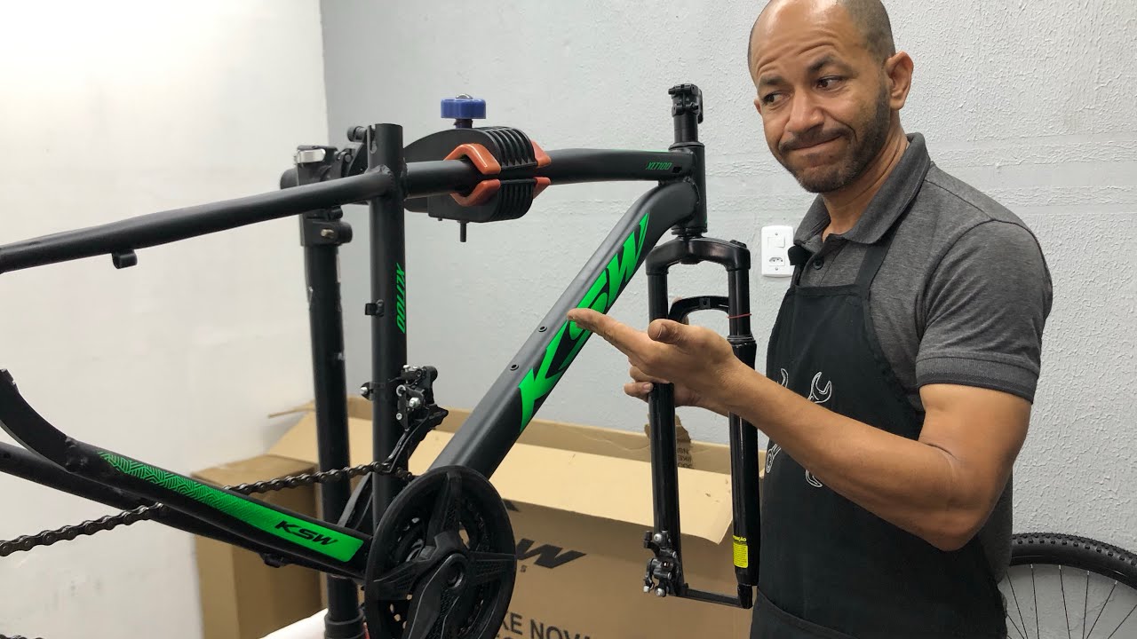 Montando uma bike KSW + o que faria de upgrade nela? - YouTube