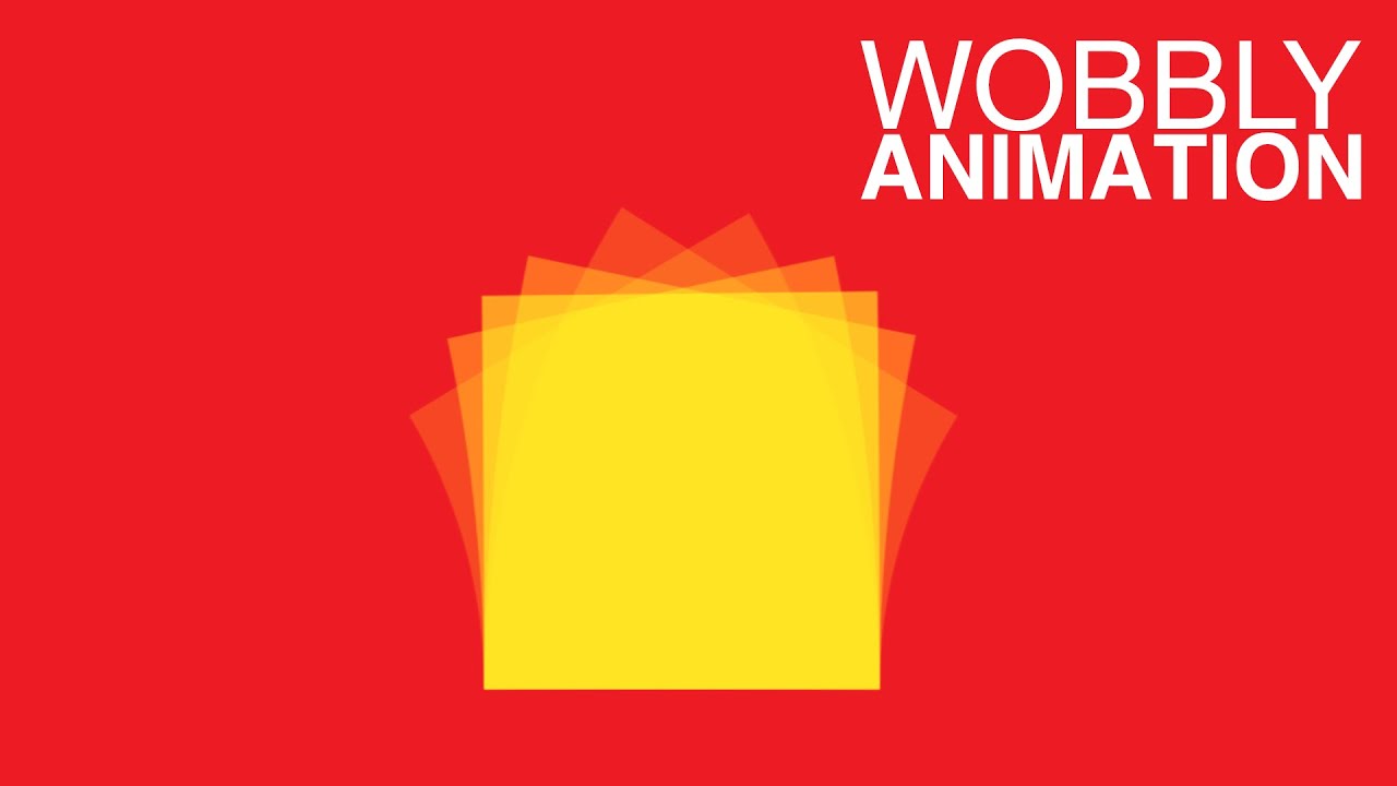 How to make a wobbly animation in After Effects - YouTube