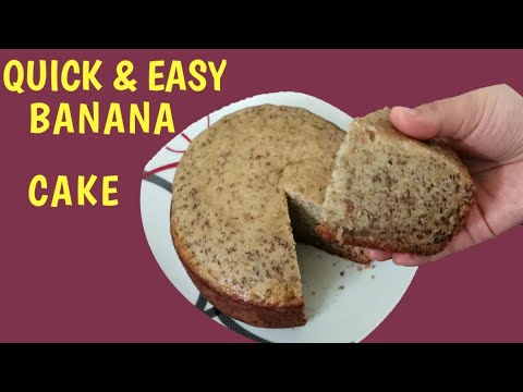 #cakerecipe #easytomake #bananadish BANANA CAKE🍌 - YouTube
