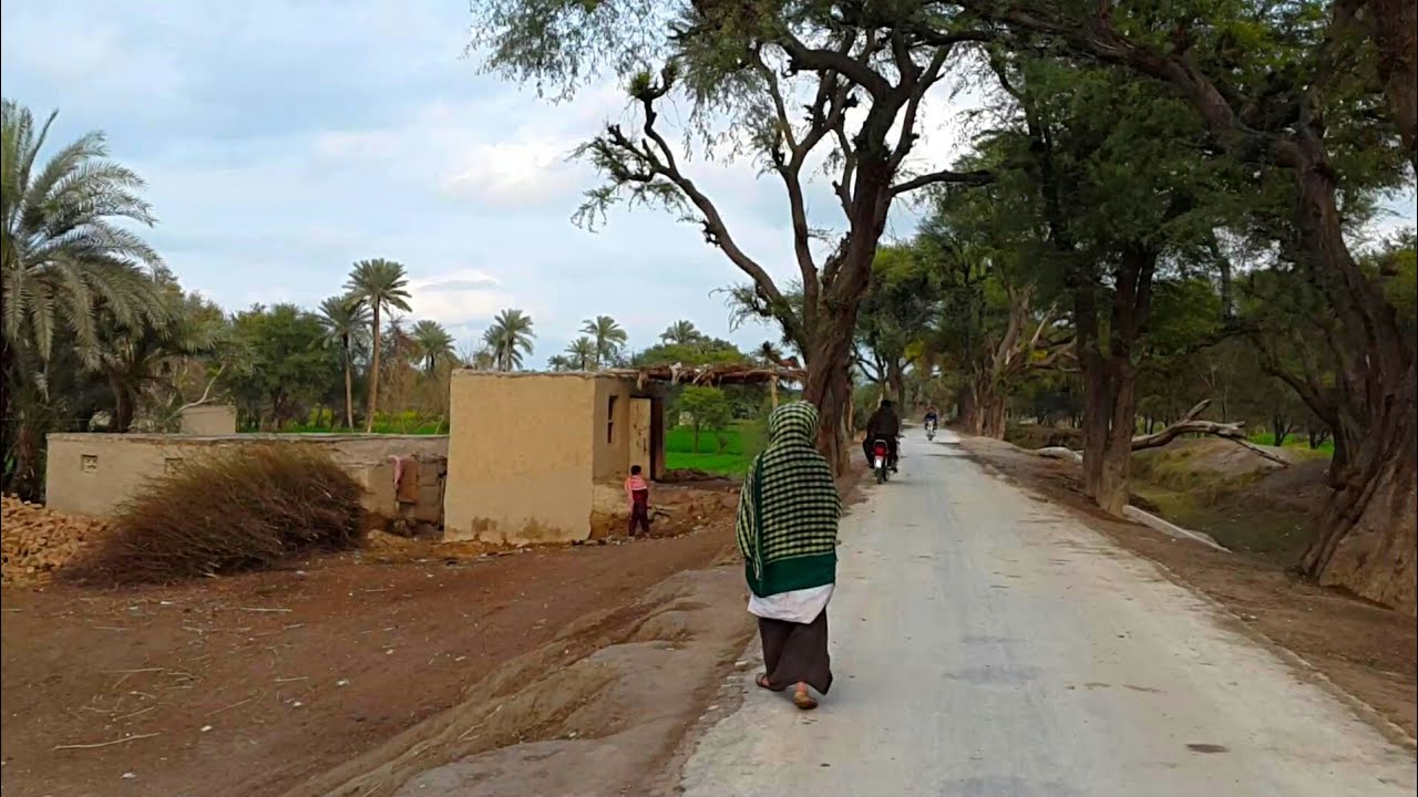 Punjab Village Tour - Notak Dhingana Canal Road | Pakistan Village Life ...