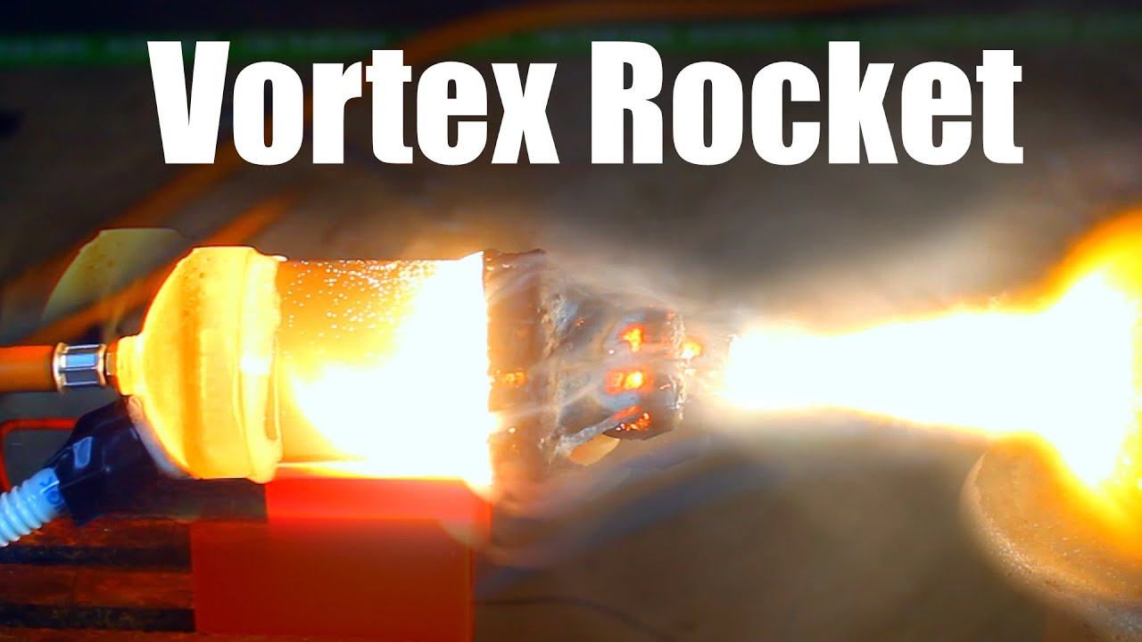 Vortex Cooled Ceramic Rocket Engine (3D Printed) - YouTube