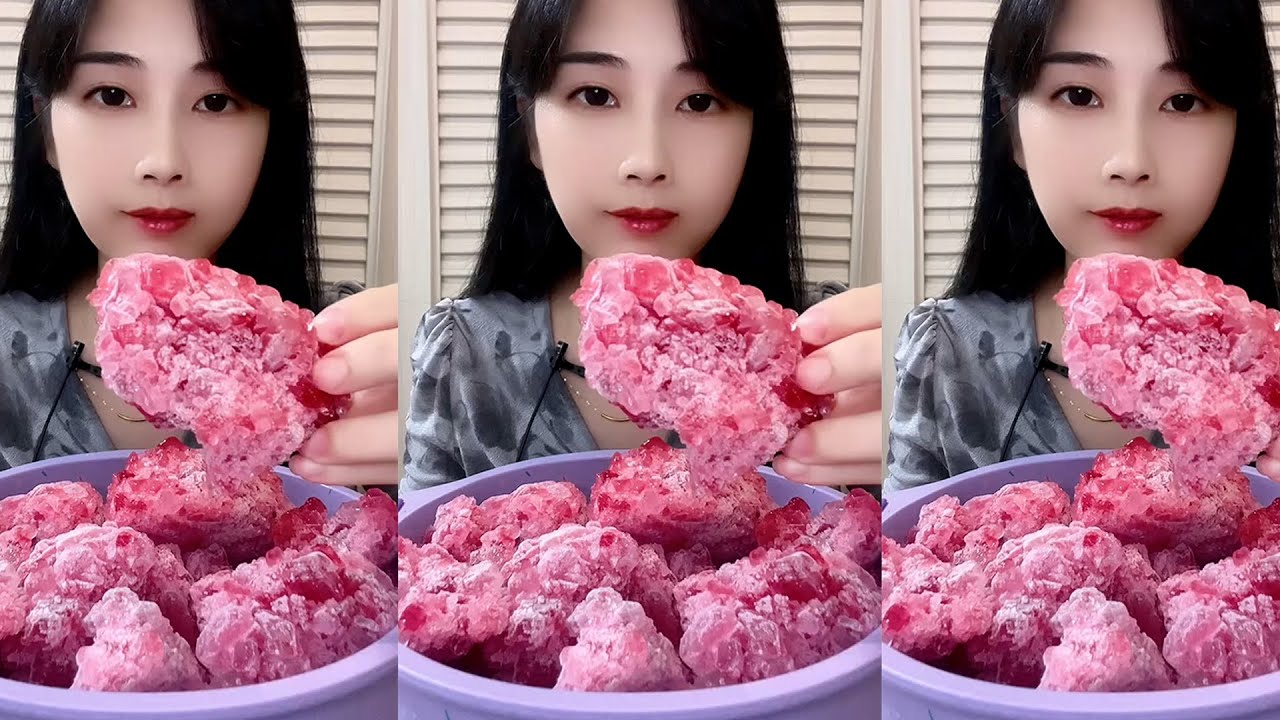 ASMR FROZEN MUKBANG/ ASMR MUKBANG ICE EATING SOUNDS FROM THE FROZEN ...