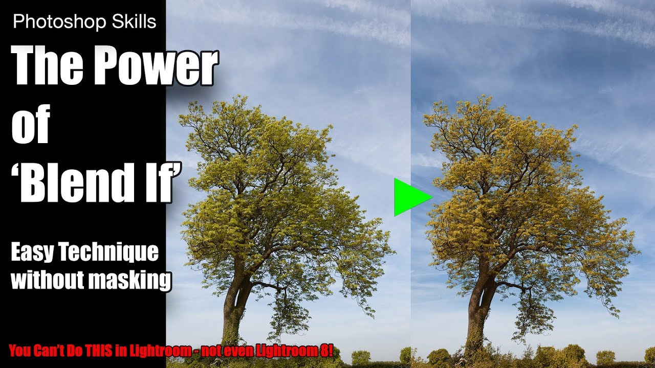 Photoshop Skills - The Power of Blend If Tutorial. - YouTube