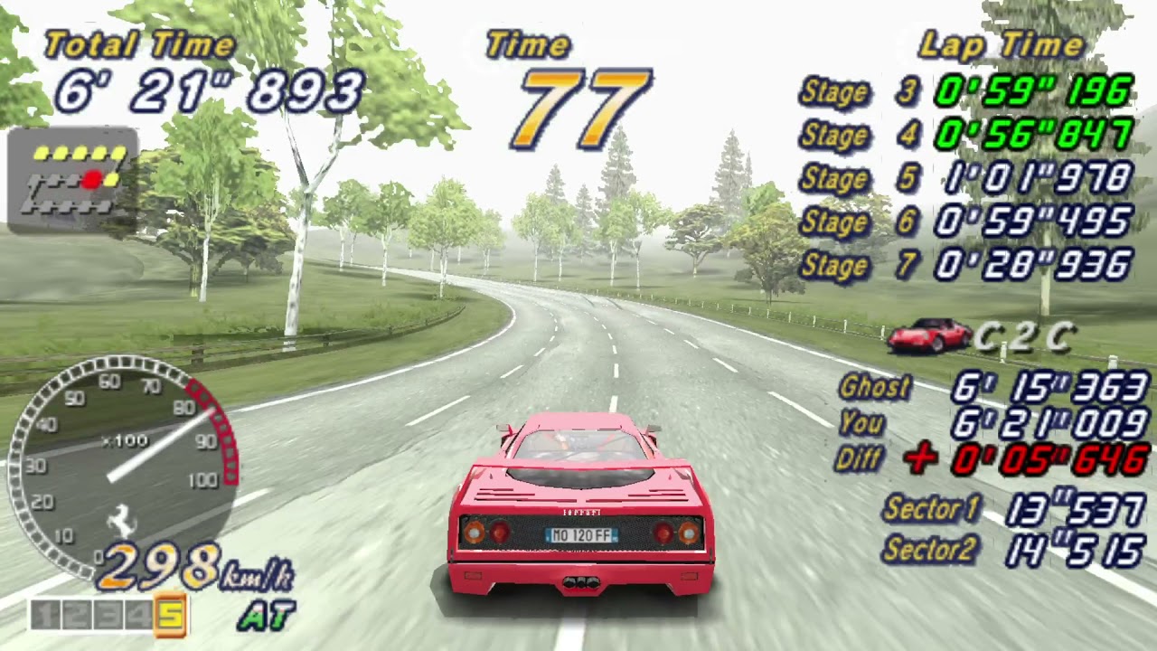 Outrun 2006 Coast 2 Coast (PSP) Time Attack Outrun 2 15 Course 14:35: ...
