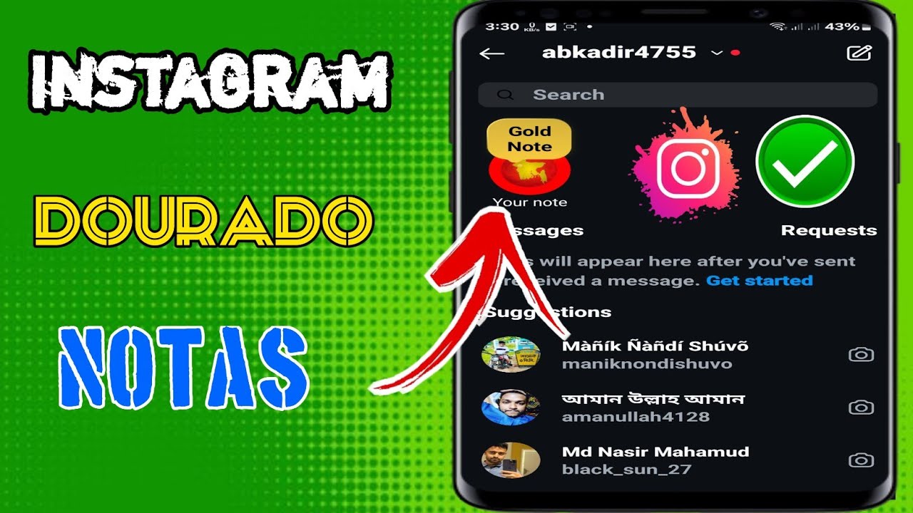Como consertar Gold Note que não aparece no Instagram (2024) | Obtenha ...