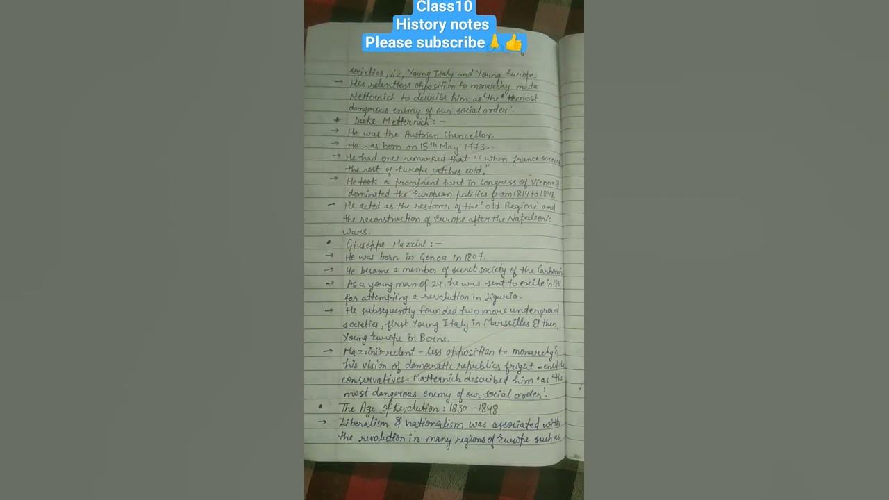 class 10 History Ch 1 Notes studynotes please Subscribe YouTube class-10-history-ch-1-notes-studynotes-please-subscribe-youtube