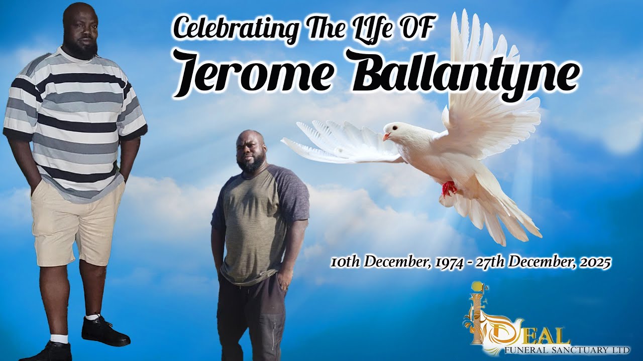 Jerome Ballantyne Funeral Servce - YouTube
