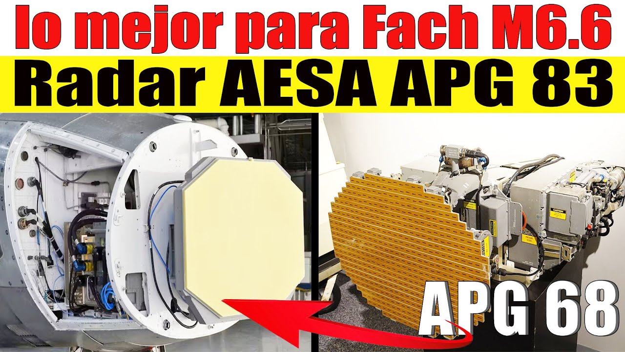 Radar nuevo para la FACH APG 83 en la actualización estándar M6.6 - YouTube