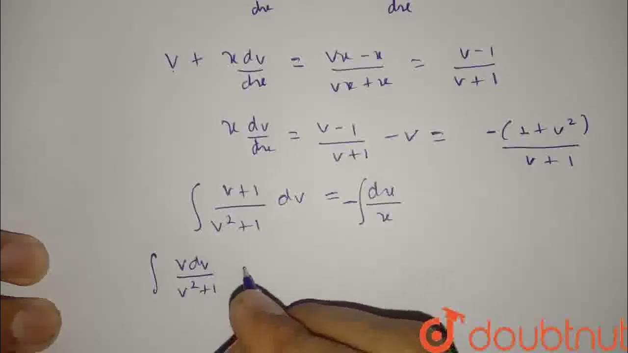 The differential equations , find the particular solution satisfying the given condition:(x + y ...