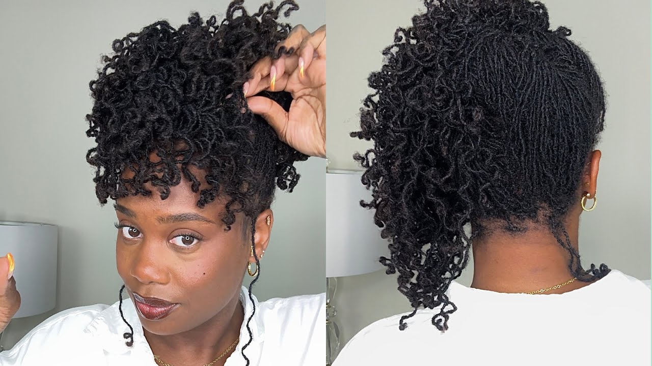 Effortless Pipe Cleaner Curl Styles on Microlocs | Kendra Kenshay - YouTube
