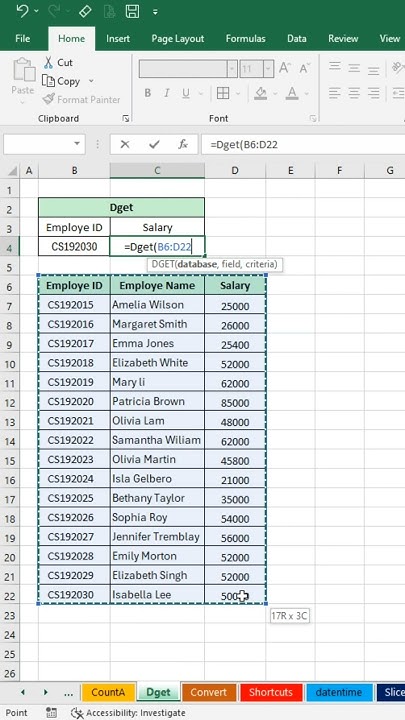 New Excel Formula To Save Your Time ‼️🔥🔥 Ms Excel Formula Trick Dget Formula In Excel ️ Excel