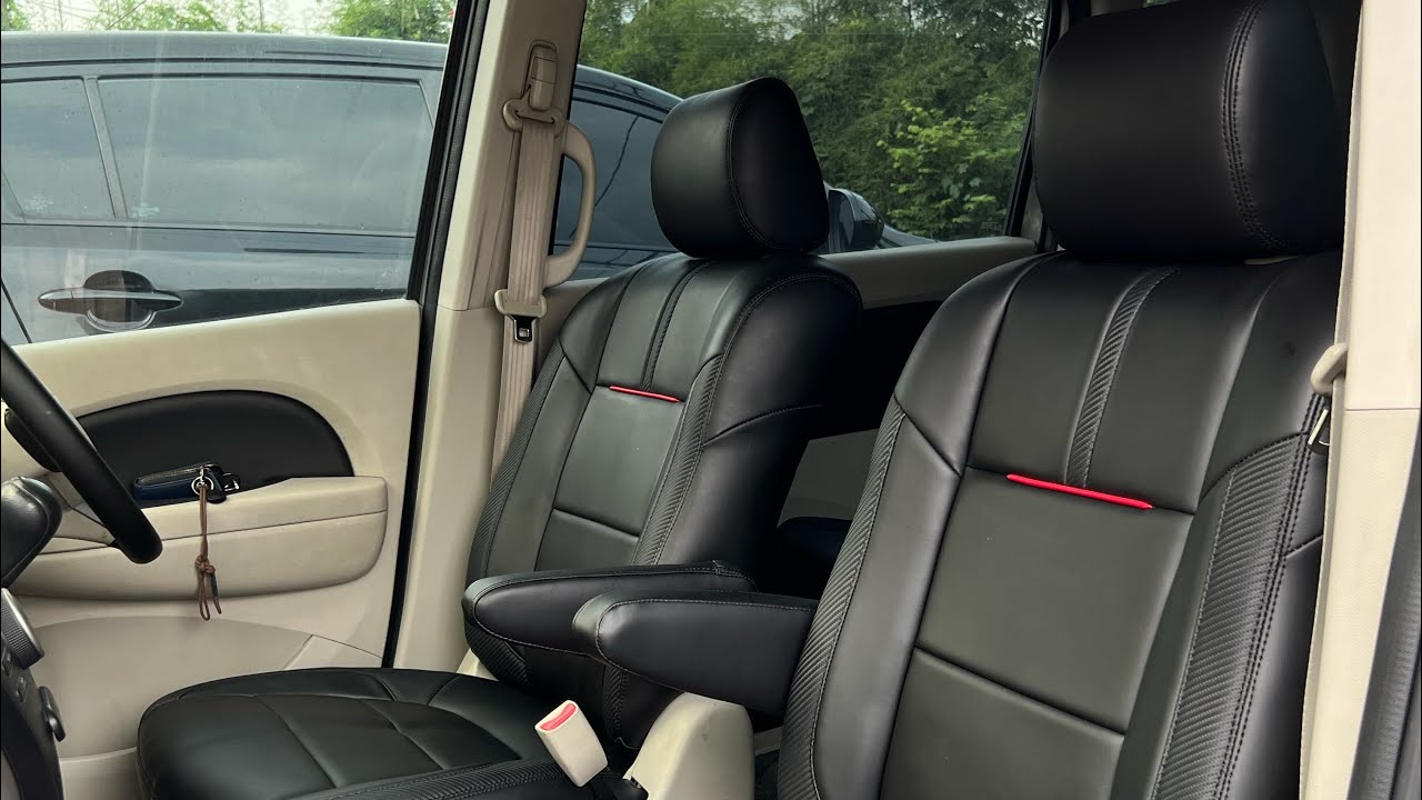 MODIFIKASI INTERIOR MAZDA BIANTE MAKIN SPORTY DENGAN CARBON - YouTube