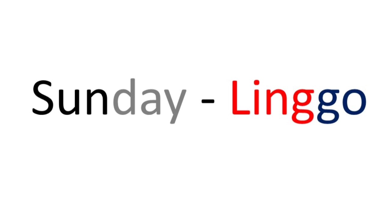 Learn English-Tagalog Days of the Week - YouTube