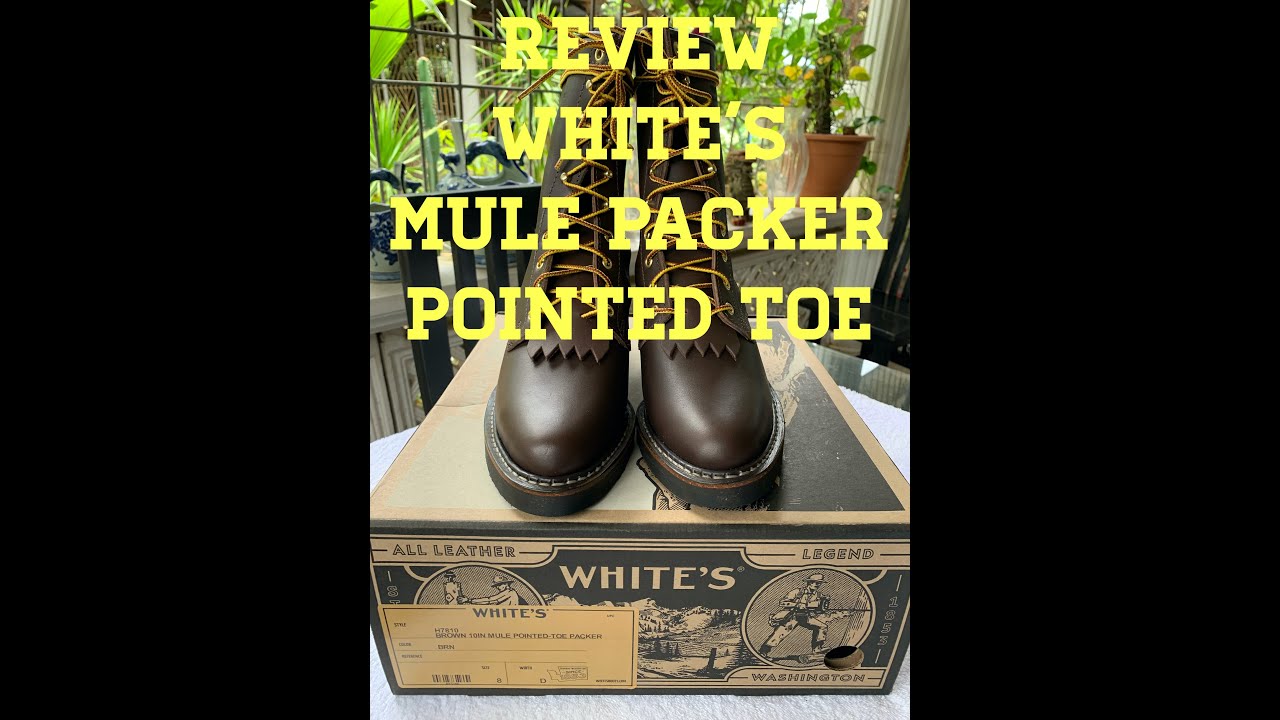 Review Of The WHITE'S Mule Packer Boots - YouTube