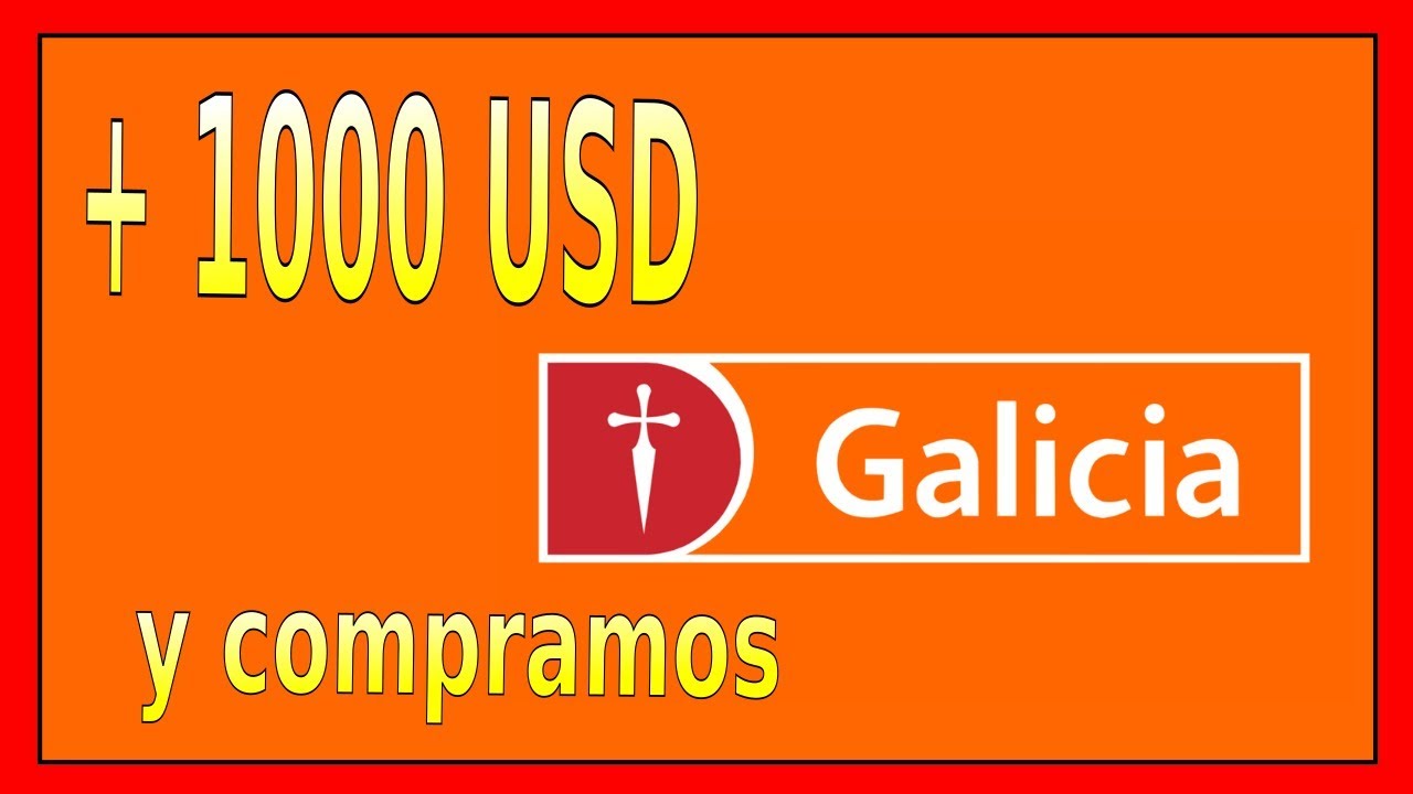 Compramos GGAL - GRUPO financiero Banco Galicia ️ RECARGAMOS + 1000 ...