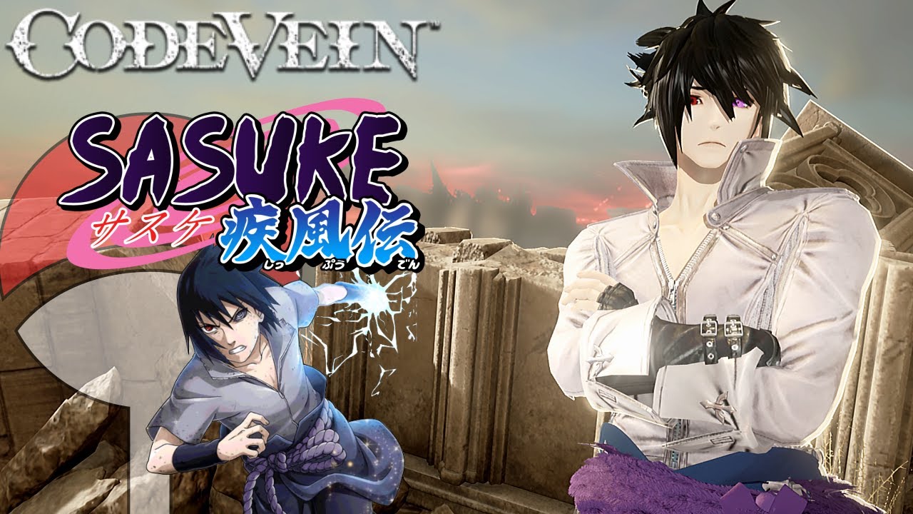 SASUKE UCHIHA VS QUEEN'S KNIGHT REBORN | CODE VEIN - YouTube