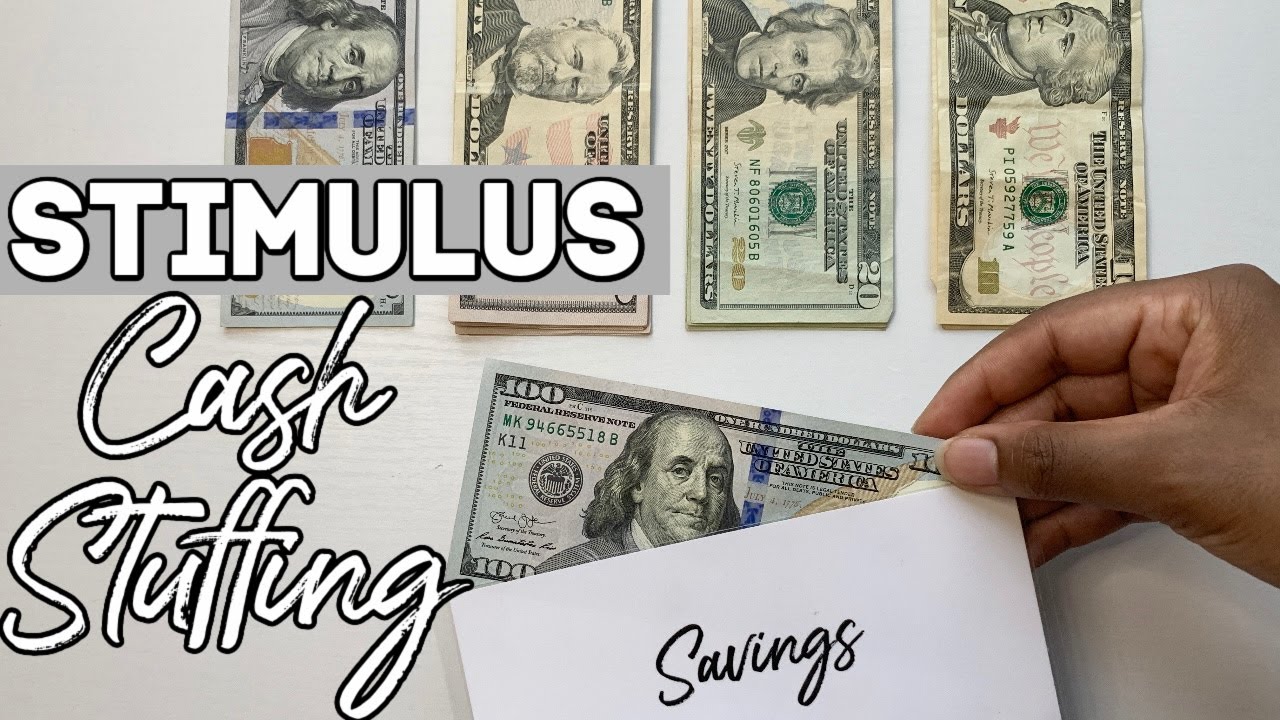 CASH ENVELOPE STUFFING | January 2021 Budget | Stimulus Check - YouTube