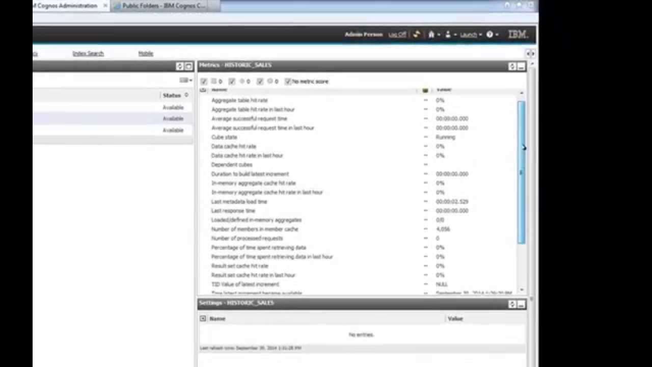 Advanced Topics Lab - IBM Cognos Dynamic Cubes, part 1 with Avery ...