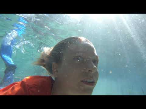 @TrinaMason underwater Juniper springs in jeans & t shirt SDL5
