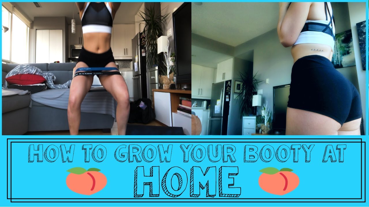 Grow Your Booty At Home Resistance Band Workout Youtube
