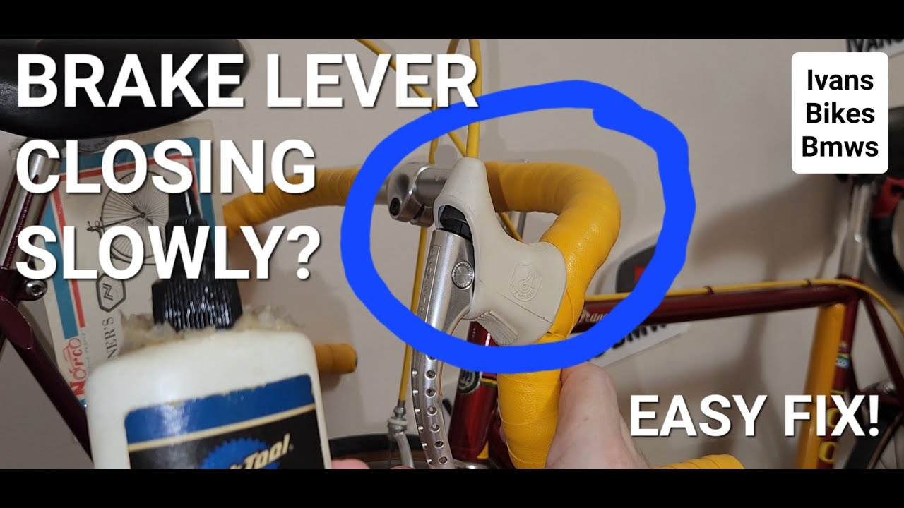 Sticky Brake Levers Retracting Back Very Slowly? Easy Fix! |4K - YouTube