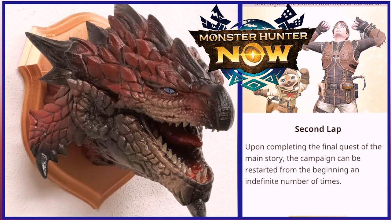 I beat the game! VS Final Boss Rathalos 5 stars in Monster Hunter Now ...