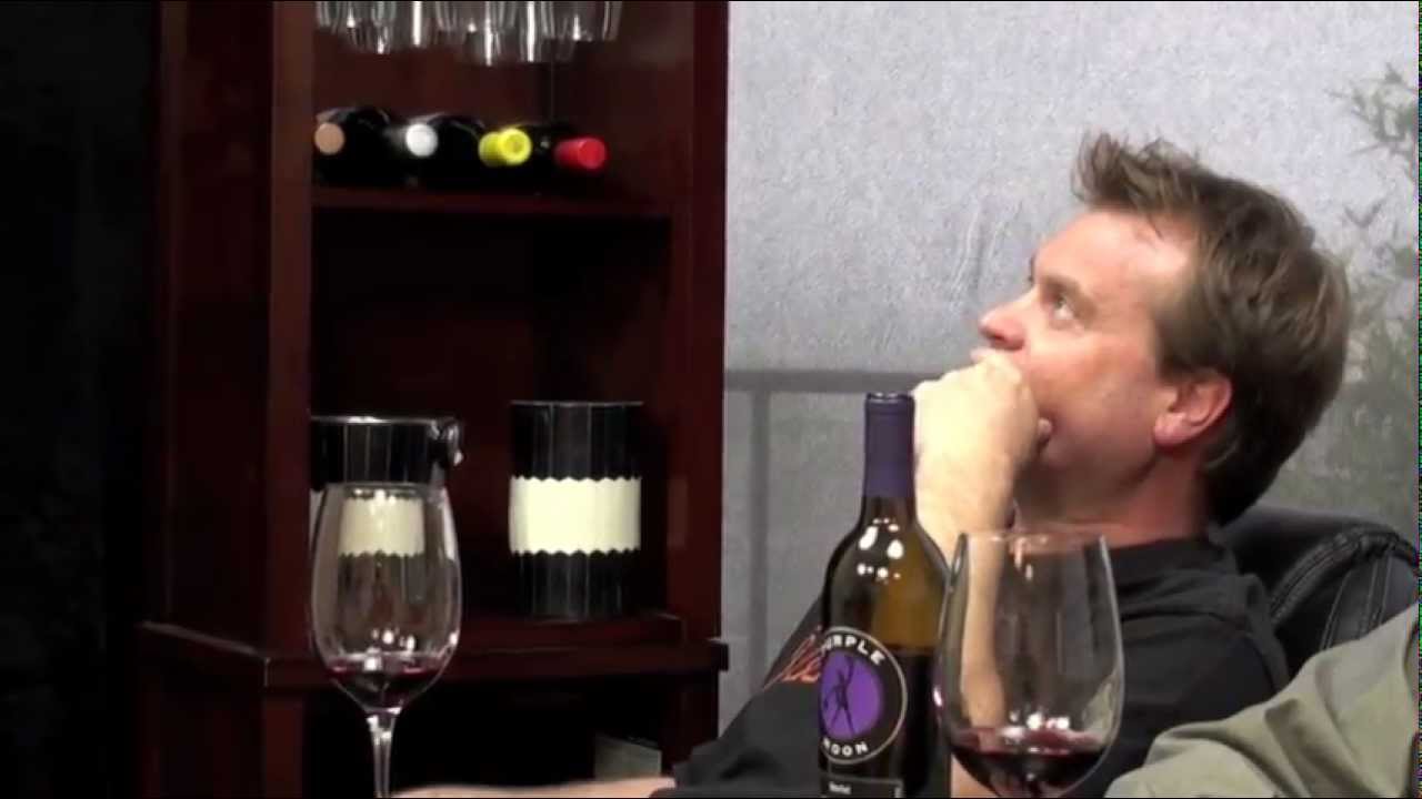 Thumbs Up Wine Review: 2011 Purple Moon Merlot, Two Thumbs Up - YouTube