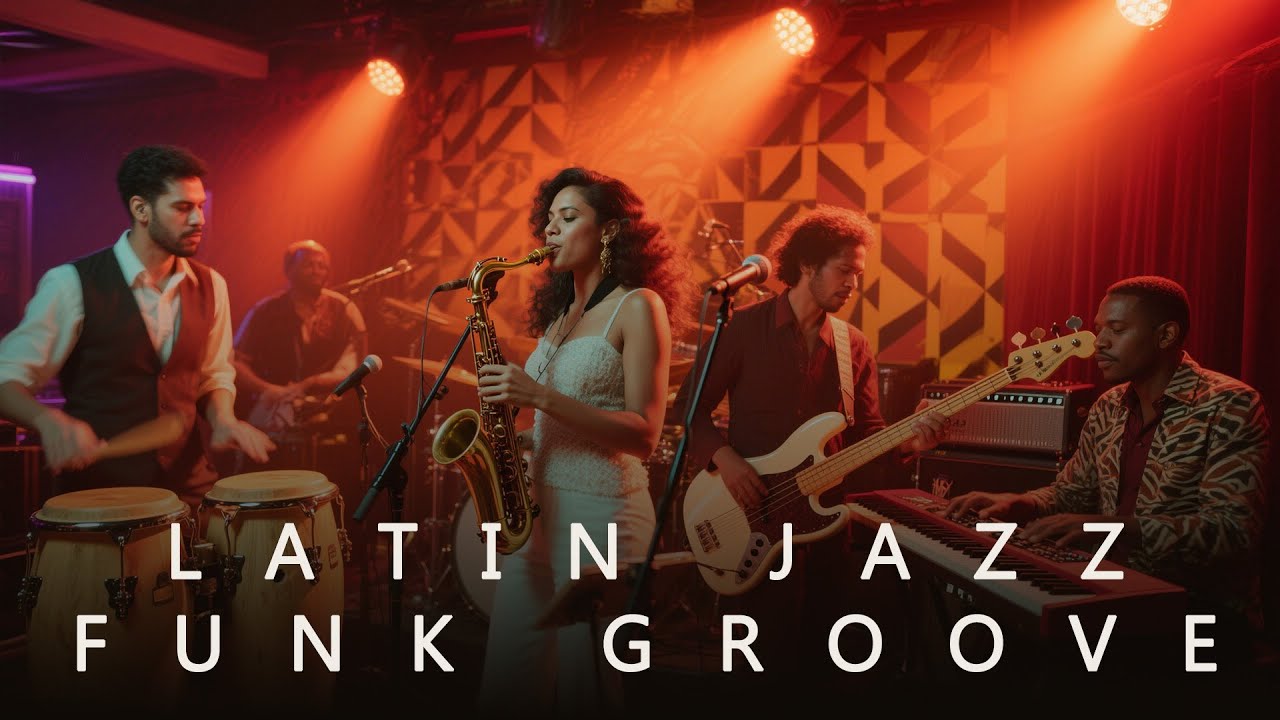 Latin Jazz × Funk Groove Instrumental Mix | Energetic Fusion for Dance ...