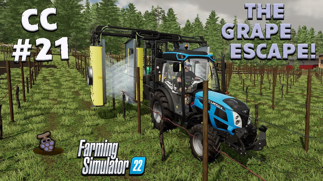 CARPATHIAN COUNTRYSIDE | FS22 | THE GRAPE ESCAPE! | #21 | Farming ...